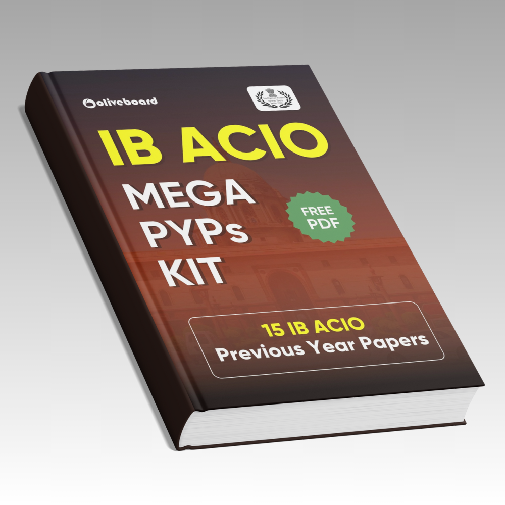 Download IB ACIO Free PYP Kit, 15+ PYQ Papers