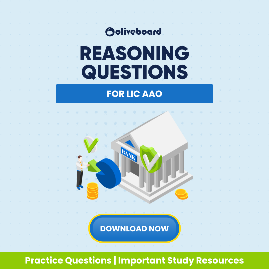 Reasoning Practice Questions for LIC AAO, Download Free E-